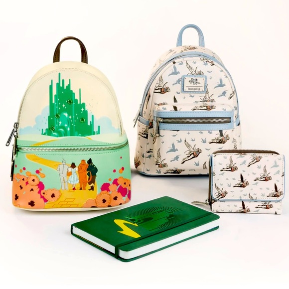Loungefly | Bags | Loungefly Wizard Of Oz Nwt Backpack Wallet Keychains ...